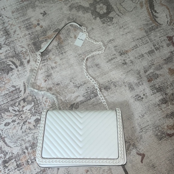 Aldo | Bags | Aldo White Purse | Poshmark